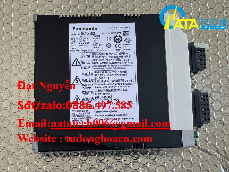 MCDLN35SE bộ điều khiển họ Minas A6 công nghiệp chính hãng Panasonic mới